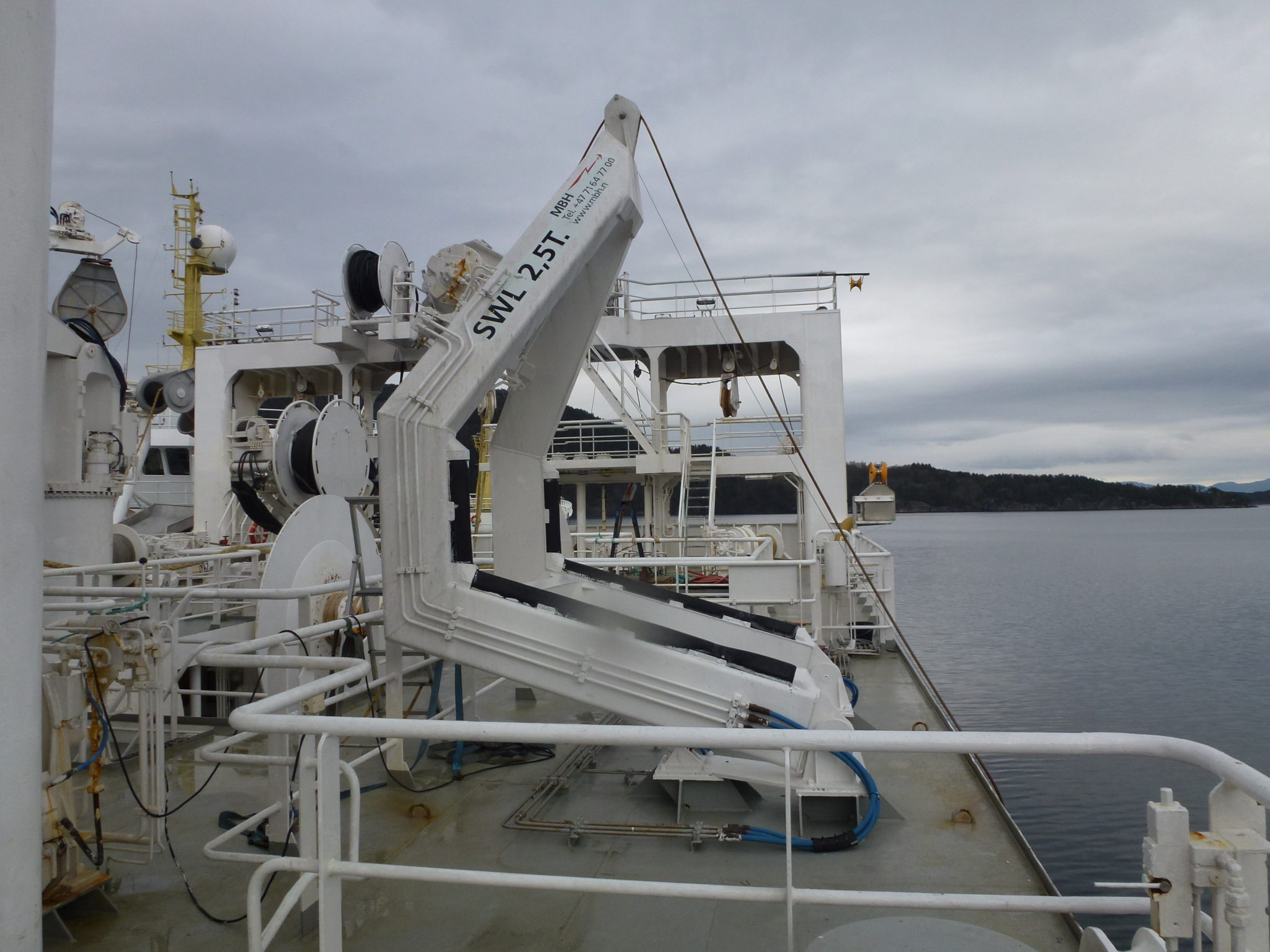 Cemre Marine bestiller MBH MOB-båt davit – MBHydraulikk